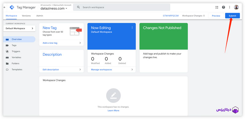 آموزش نصب و راه اندازی گوگل تگ منیجر (Google Tag Manager) - دیتازینس ...
